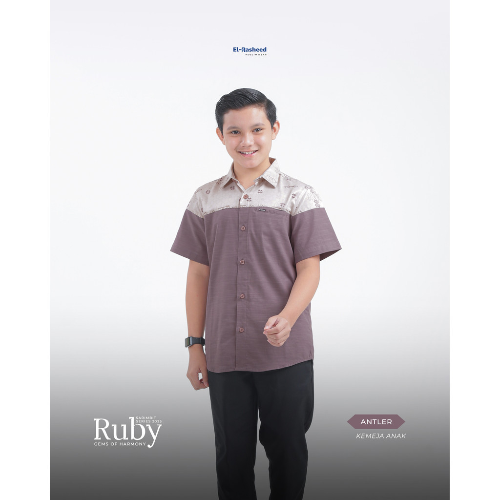 Jual Sarimbit Kemeja Ruby Anak El-Rasheed by Yasmeera | Shopee Indonesia