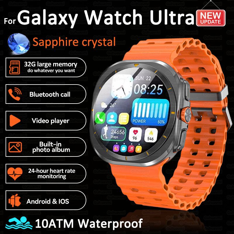 Jual For Samsung New Sapphire Screen Galaxy Watch 7 Ultra Smart Watch ...