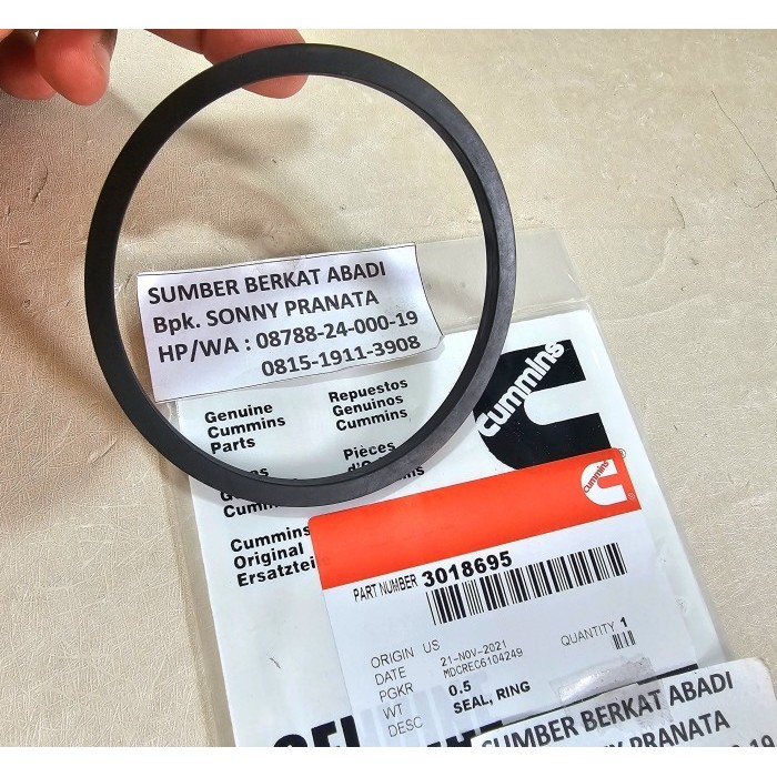Jual CUMMINS 3018695 RECTANGULAR RING SEAL - NTA855 | Shopee Indonesia