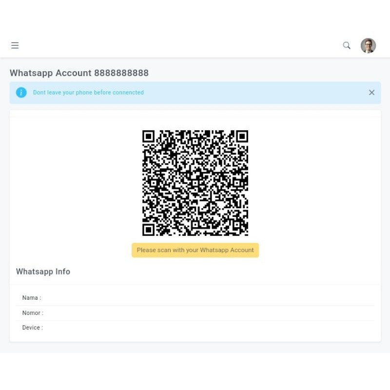Jual Source code (Script) Whatsapp Gateway V5.5 Multi Device | 100% NO-ENC | Shopee Indonesia