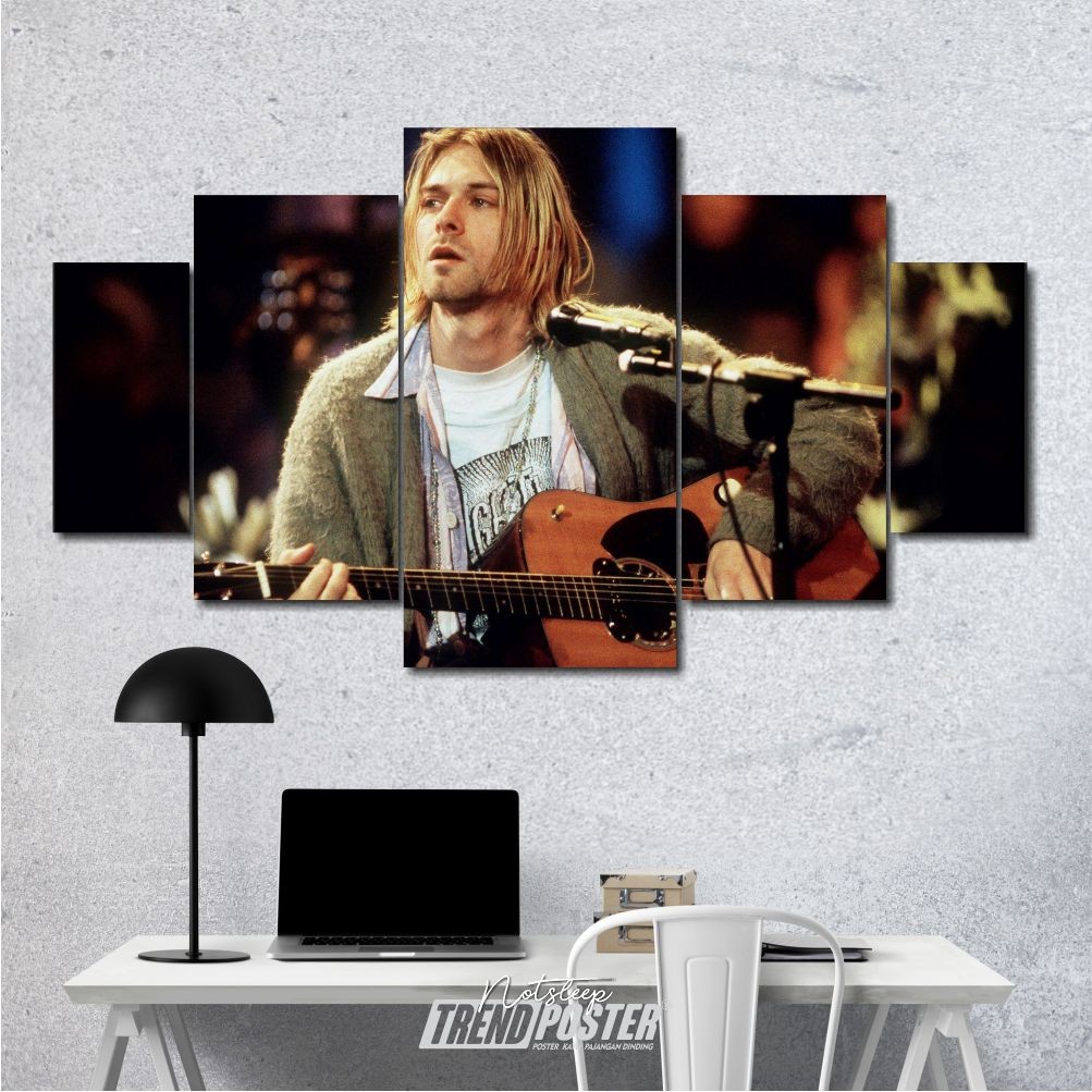 Jual Poster band nirvana 1 set hiasan dinding kurt kobain legend wall ...