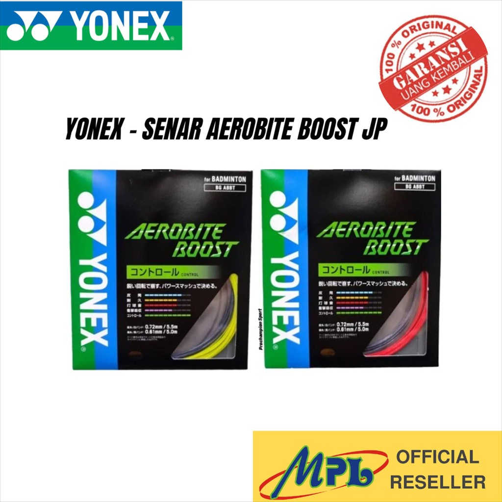 Jual SNAR/SENAR BADMINTON YONEX AEROBITE BOOST JP | Shopee Indonesia