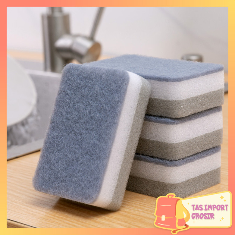 Jual Tas Import - H6309 Sponge Busa 2 Sisi Serbaguna / Spons Cuci ...