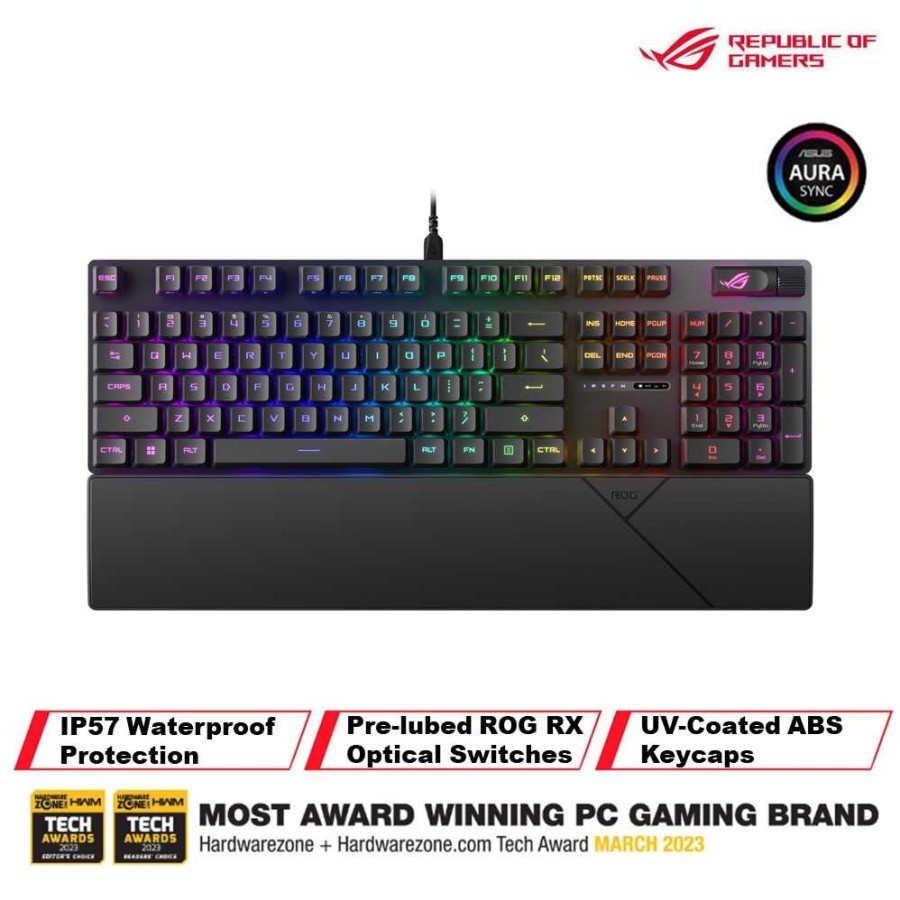 Jual Keyboard Gaming ASUS ROG Strix Scope II RX Gaming Keyboard with ...