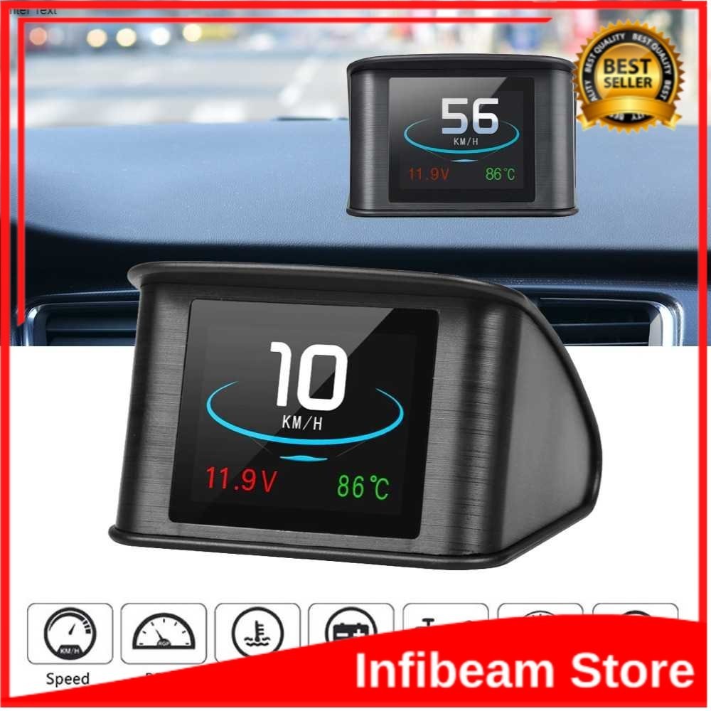 Jual Display HUD Mobil OBD2 On-board Computer Speedometer / Display HUD Mobil OBD2 Smart Digital ...