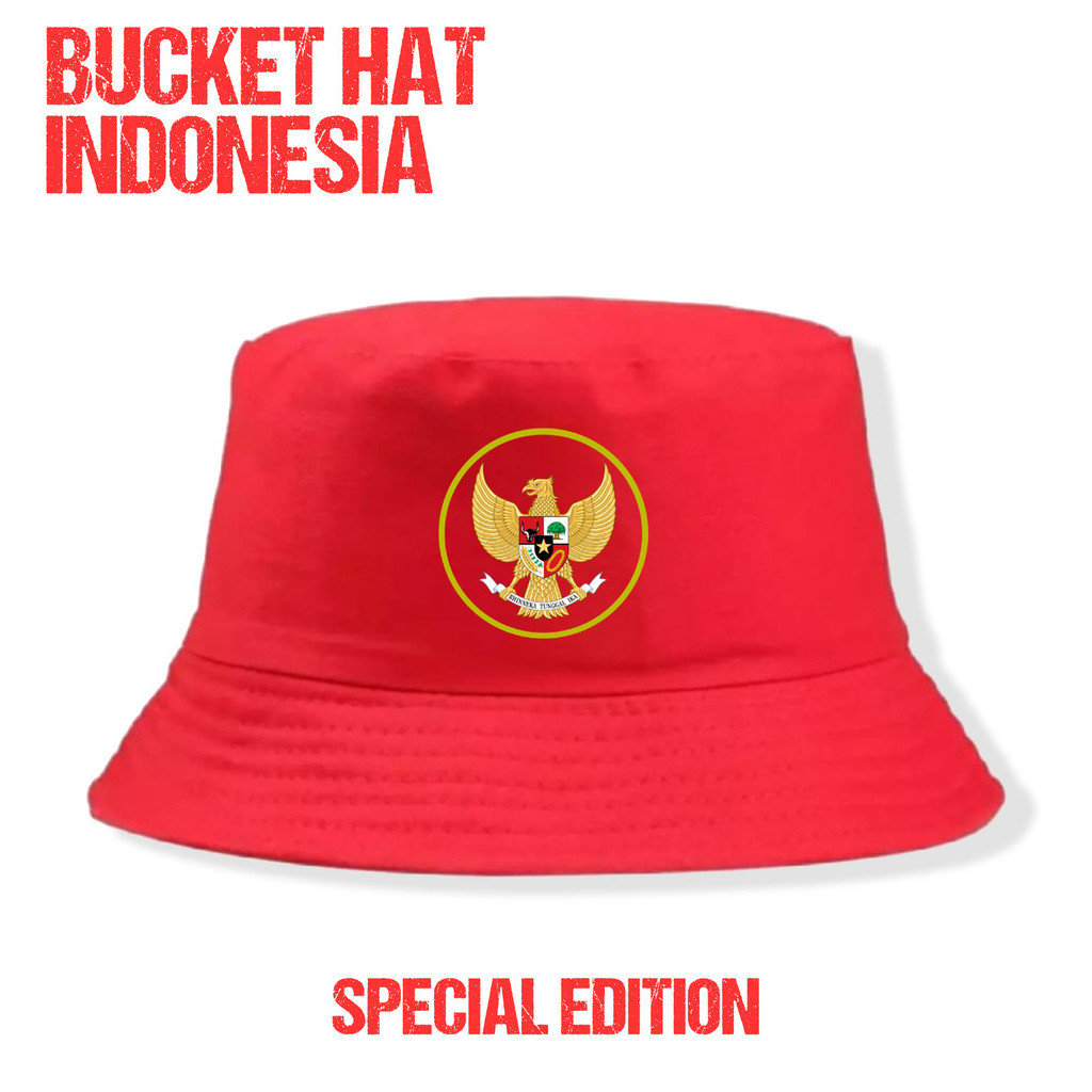 Jual Topi Bucket Hat Garuda Bulat Indonesia Bucket Pria dan Wanita ...