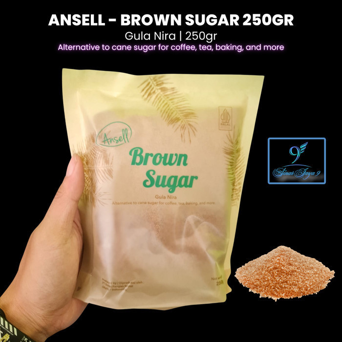 Jual Ansell Brown Sugar Bubuk 250gr / Gula Merah / Coconut Sugar / Nira ...