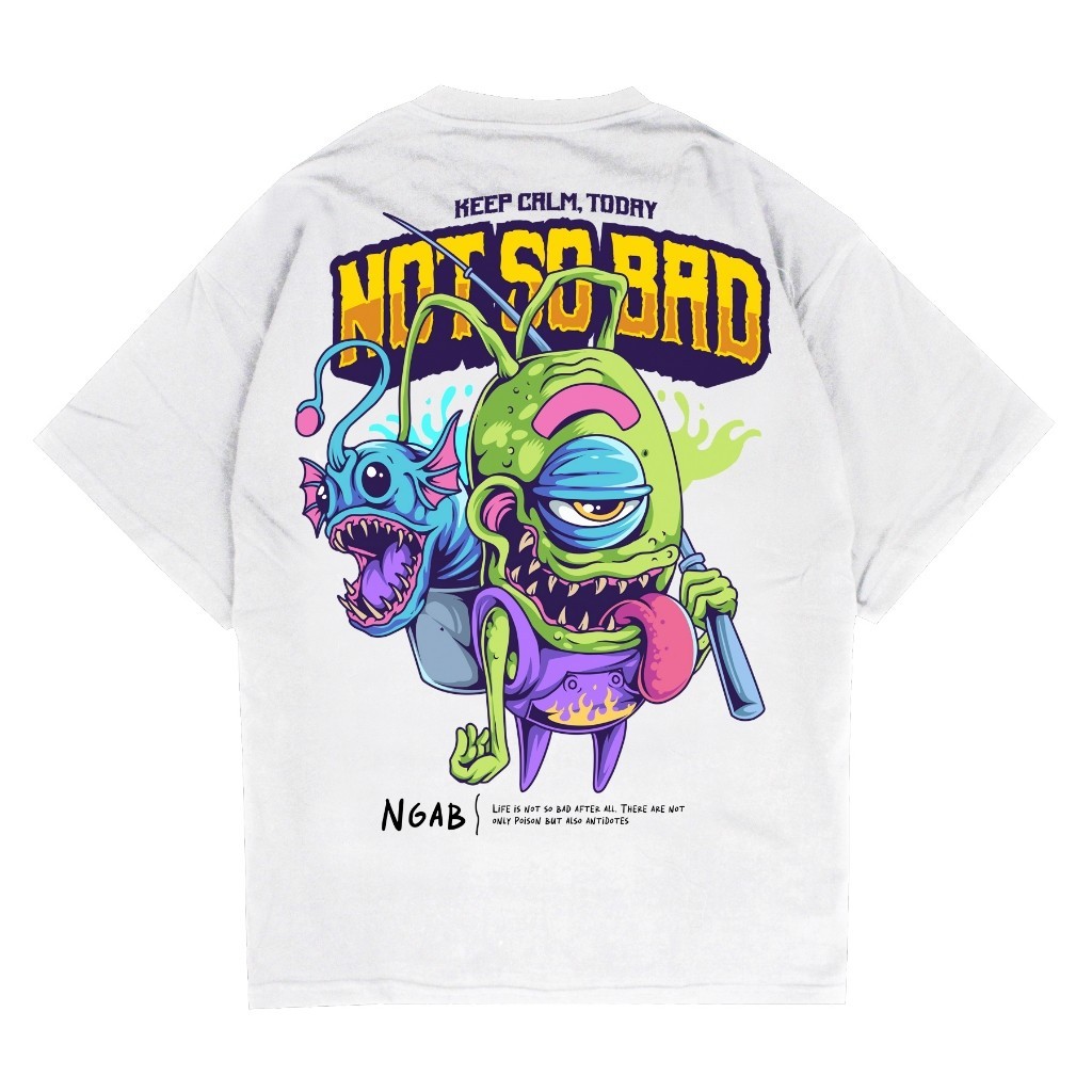 Jual Ngab Kaos Baju Distro Oversize Keep Calm Today Not So Bad OVZ001 ... Jual Ngab Kaos Baju Distro Oversize Keep Calm Today Not So Bad OVZ001 ...