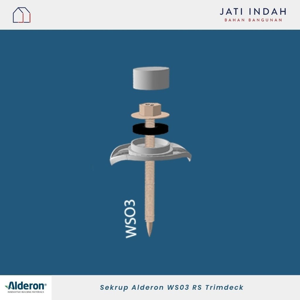 Jual Sekrup / Baut Roofing Atap ALDERON WS 03 RS Trimdeck UPVC Weather ...