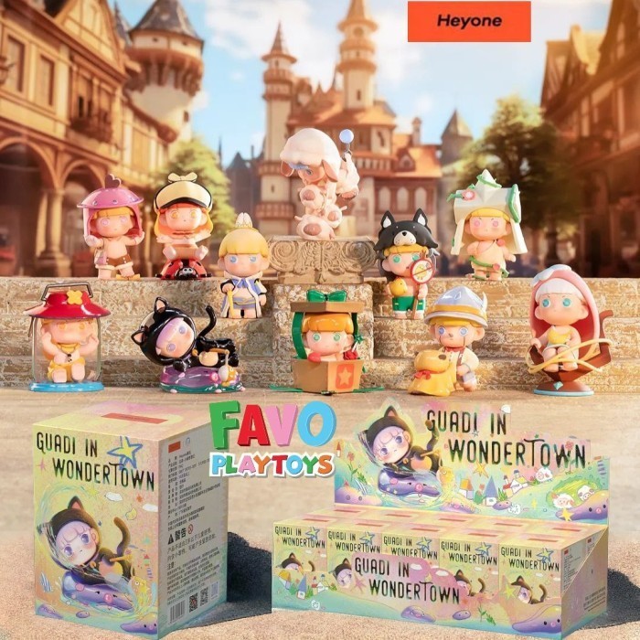 Jual HEYONE Guadi In Wonder Town Series Blind Box Figure | Shopee Indonesia