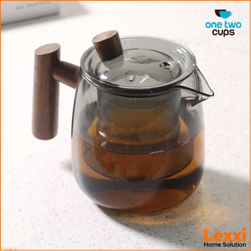 Jual LX - Teko Teh Kaca dengan Saringan Glass Teapot 480ml - One Two Cups HMLOVE HM4 | Shopee ...