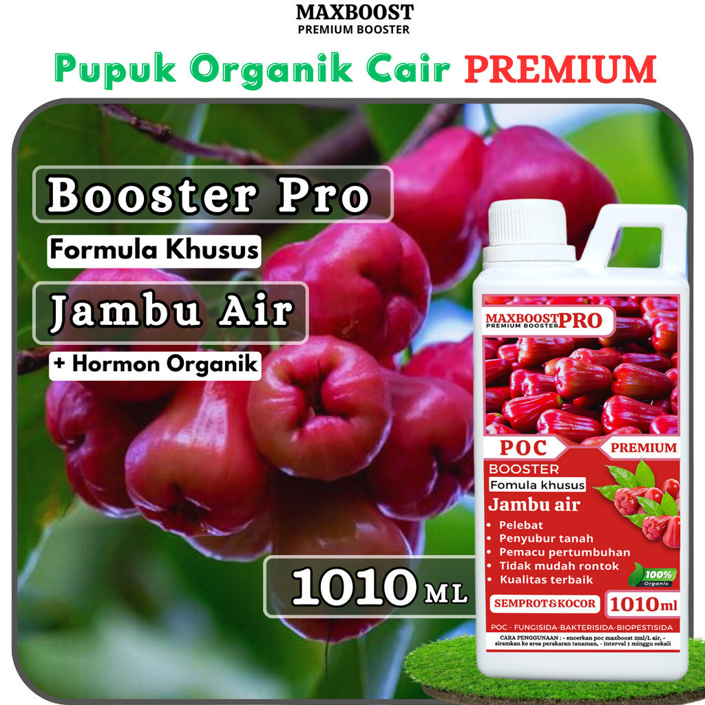 Jual Maxboost - Pupuk Organik Cair Tanaman Jambu Air, 1010 Ml Poc Kompos Booster Cair JAMBU AIR ...