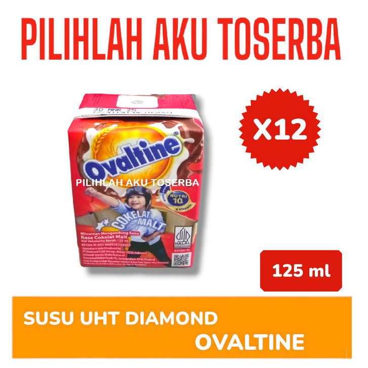 Jual Susu OVALTINE UHT Chocolate Malt MINI 125 ml - ( HARGA 12 pcs ) | Shopee Indonesia