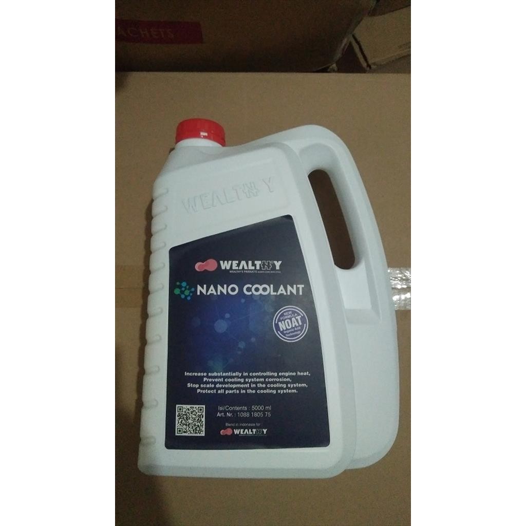 Jual Air Radiator Nano Coolant Blue Wealthy NOAT Biru 5 Liter | Shopee ...