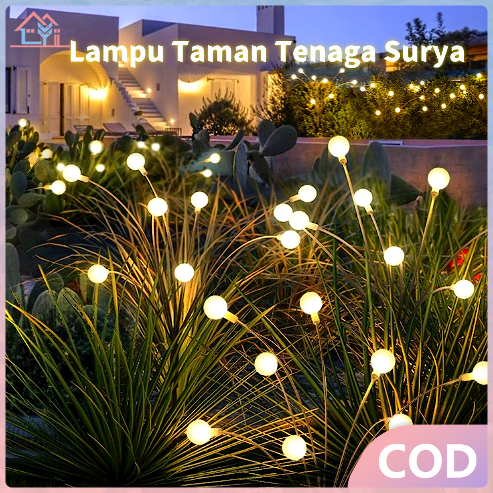 Jual 【COD】Firefly Lampu Taman Tenaga Surya Kunang Firefly Solar LED 6/ 8 / 10 LED Surya Lampu ...