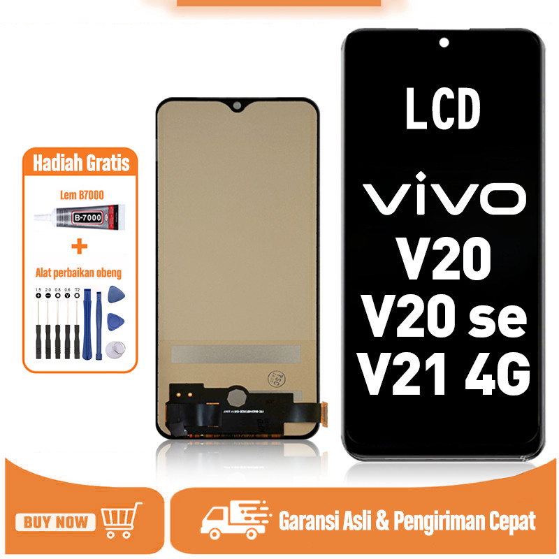 Jual LCD VIVO V20 V20 se V21 4g Original COD TOUCHSCREEN Fullset Crown Murah Compatible For ...
