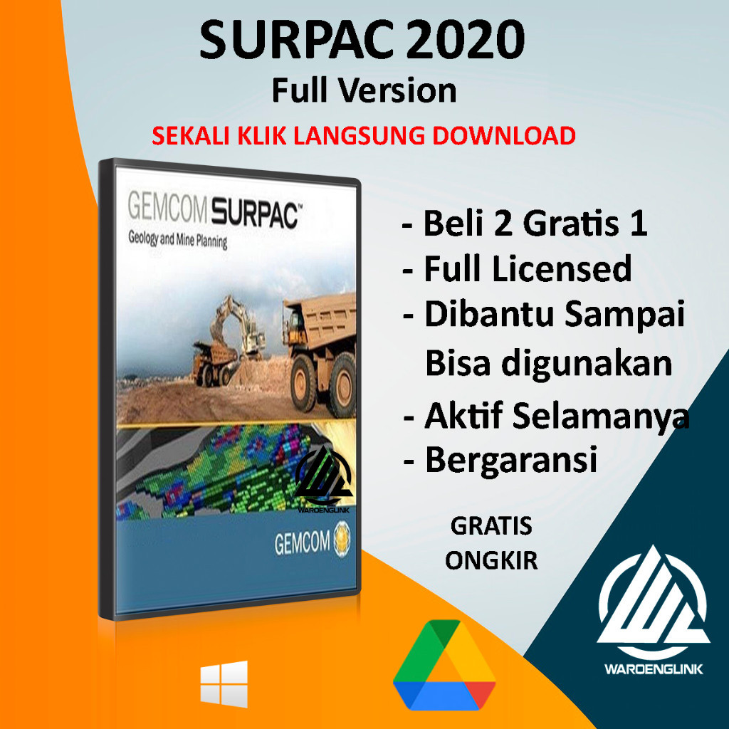 Jual [wl] Surpac 2020 Full Version - SOFTWARE MURAH - APLIKASI | Shopee Indonesia