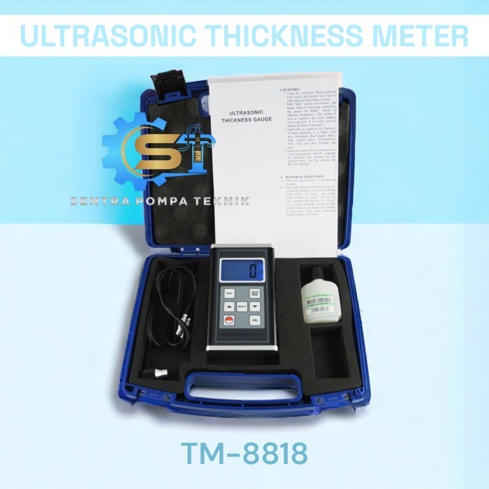 Jual ultrasonic meter thickness Landtek TM 8818 Gauge Tester Meter TM ...