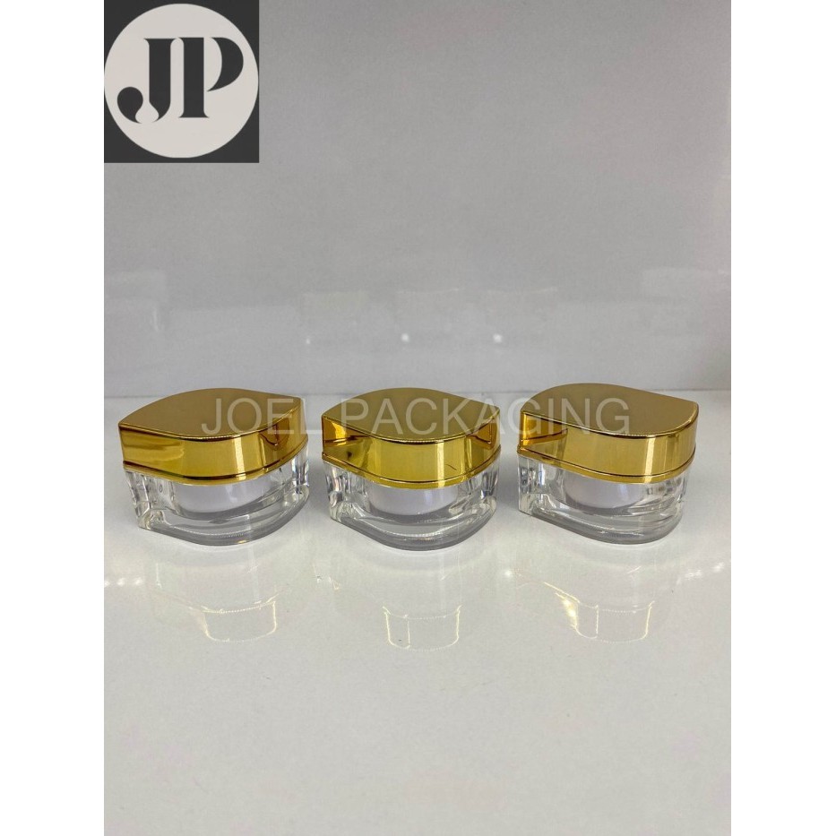 Jual Pot Cream Acrylic Leaf 10Gr Gold Pot Cream Leaf 10 Gr Emas ...