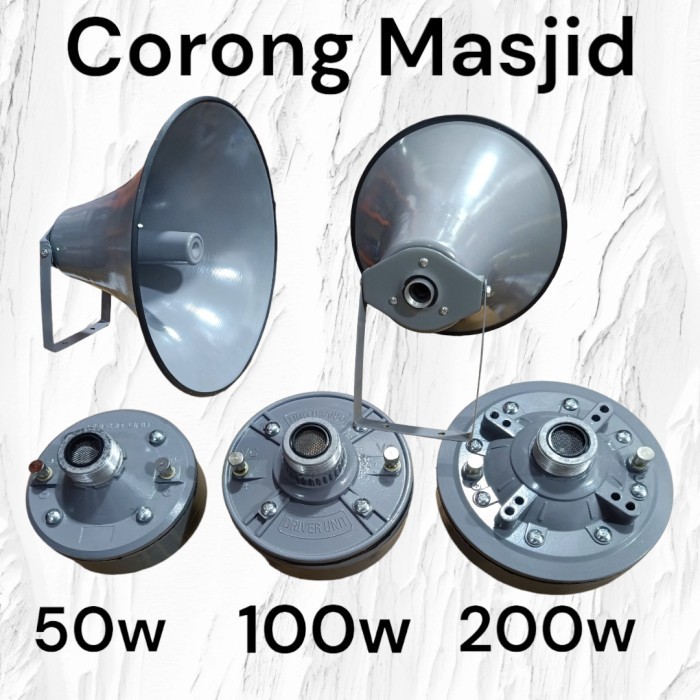Jual Speaker Çorong Masjid Corong Toa 20 inch 50 Watt 100 Watt 200 Watt ...