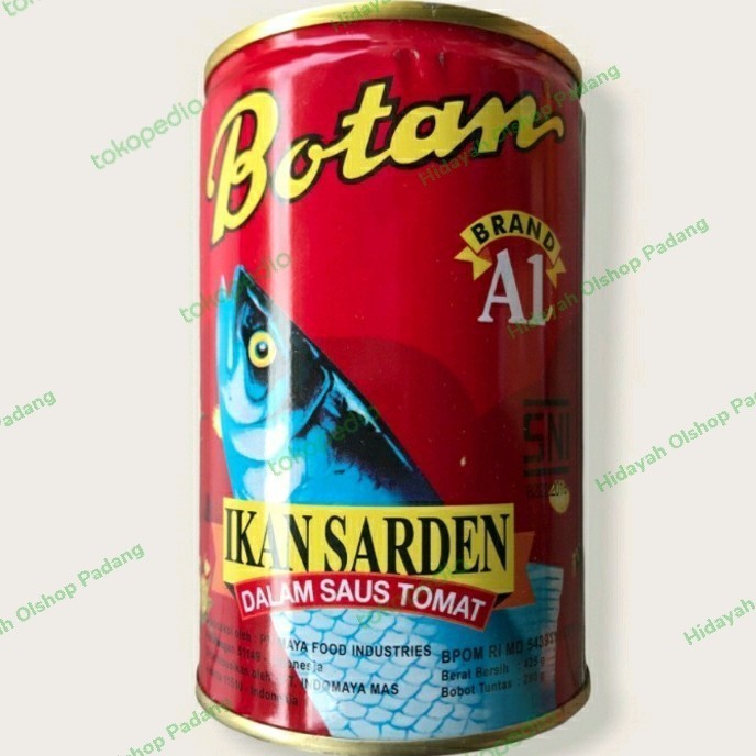 Jual Botan Sarden 425 gr, Ikan Sarden | Shopee Indonesia
