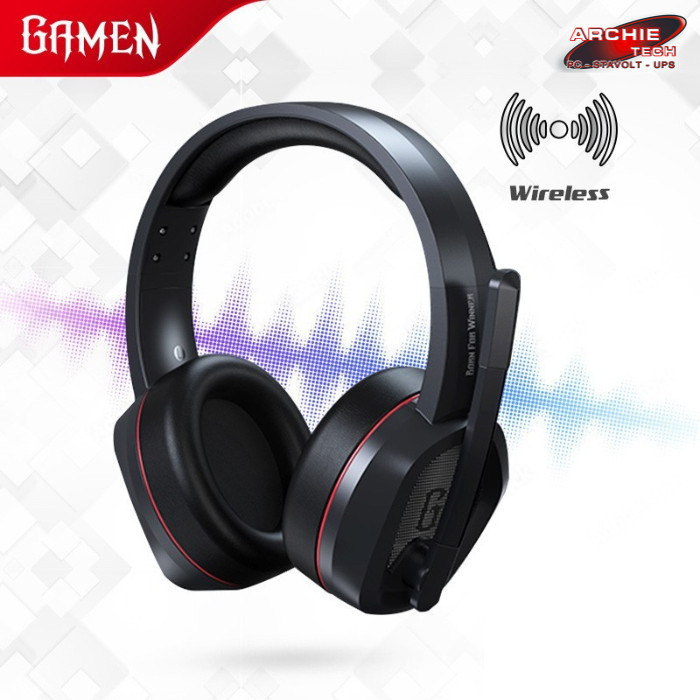 Jual HEADSET Gaming GAMEN SHADOW II Bluetooth 5.3 - Black - Black ...