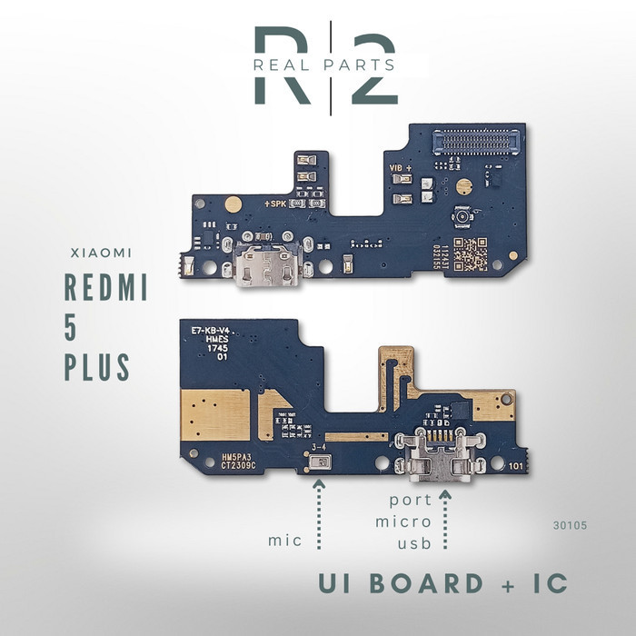 Jual Papan Cas + IC XIAOMI Redmi 5 Plus UI Board Charger | Shopee Indonesia