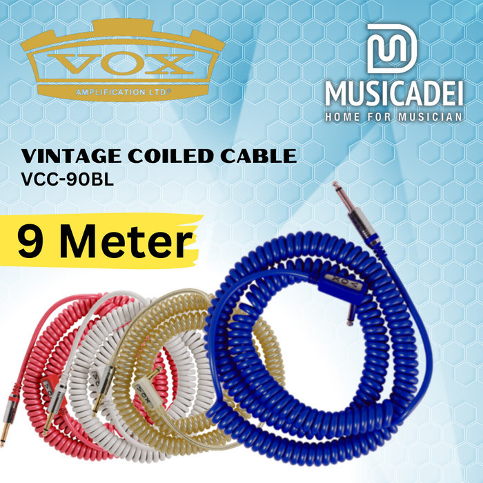 Jual Kabel Vox VCC Vintage Coiled Cable - 29,5 | Shopee Indonesia