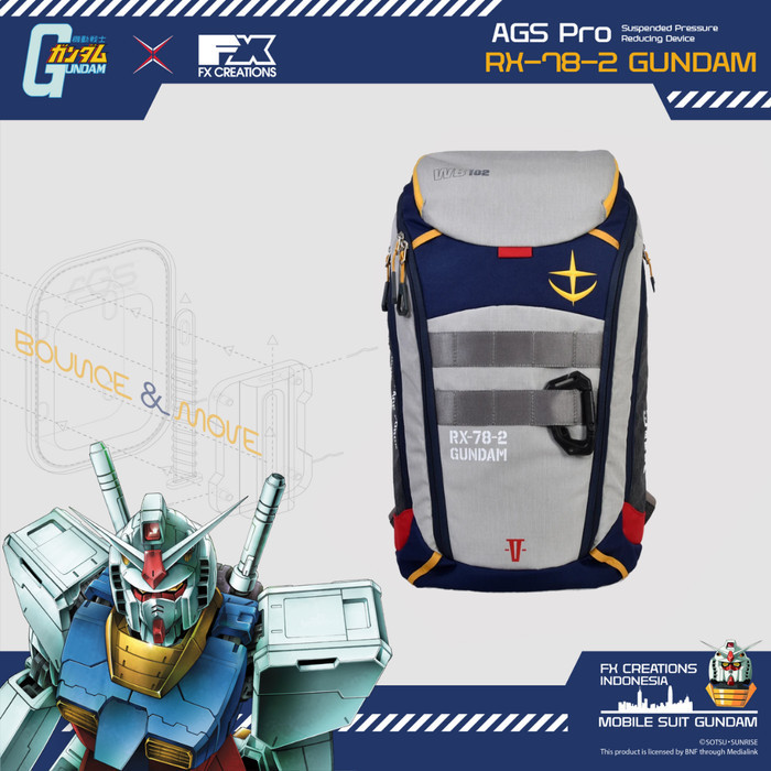 Jual Gundam Mobile Suit X FX Creations Backpack RX-78-2 Gundam ...