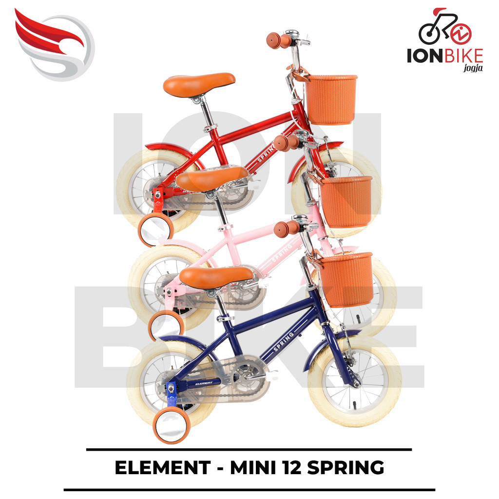 Jual Sepeda Mini 12 Element Spring Anak Klasik London Alice Cupcake ...