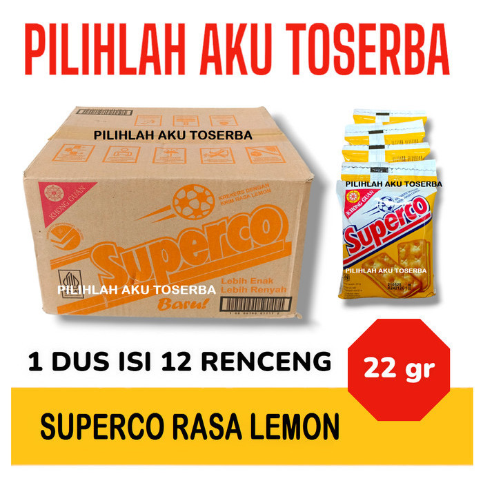 Jual Biskuit Khong Guan SUPERCO LEMON RENCENG Malkist - ( HARGA 1 DUS ...