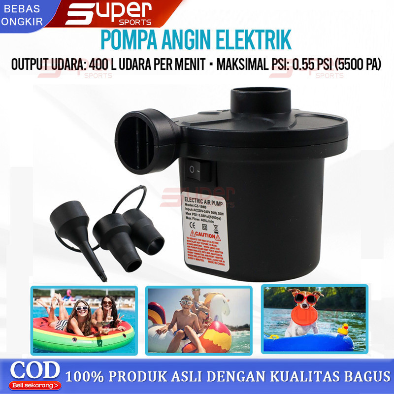 Jual Pompa udara elektrik Pompa udara elektrik pompa kolam renang 2-in ...