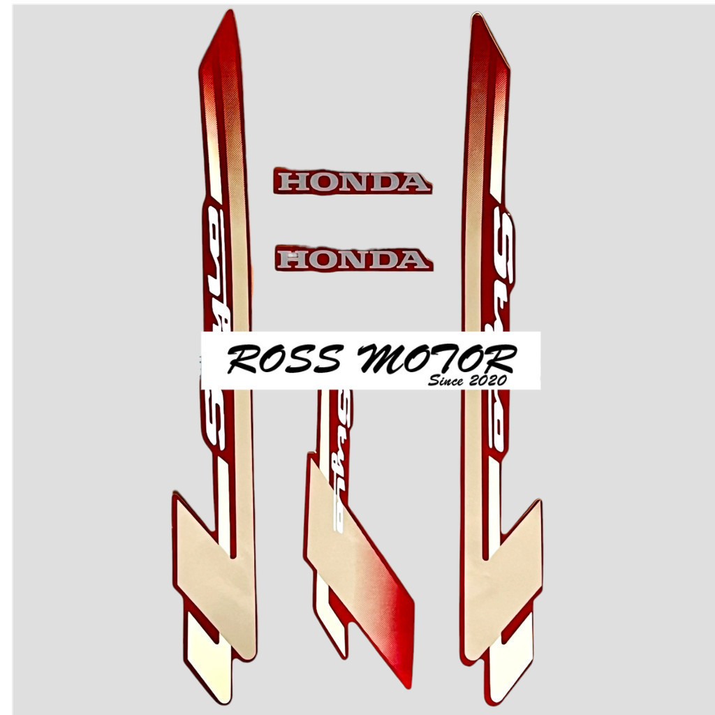 Jual Striping stiker polet list motor honda stylo 160 2024 merah stiker ...