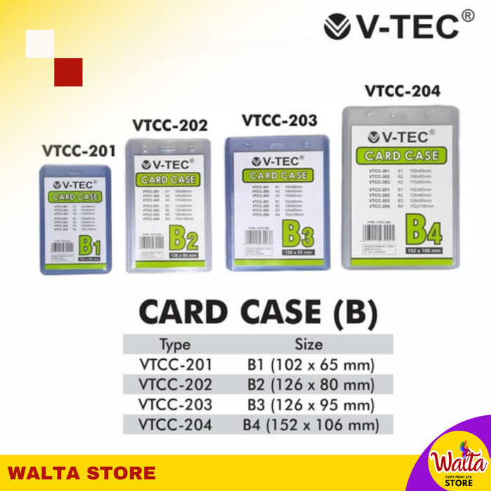 Jual Name Tag / Plastik ID Card / Mika ID Card B1, B2, B3, B4 | Shopee ...