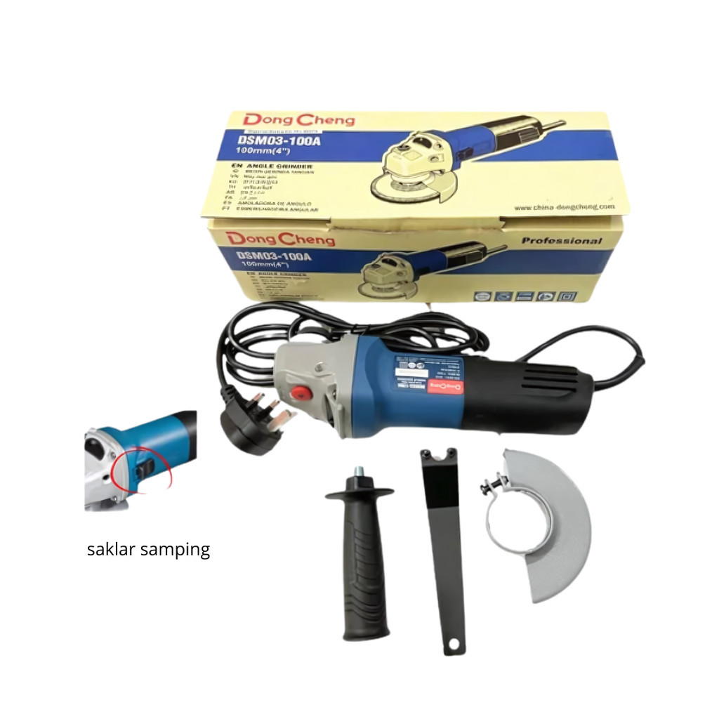 Jual Gerinda Angle Grinder DONGCENG DSM03-100A 4" Mesin Gurinda DSM03 ...
