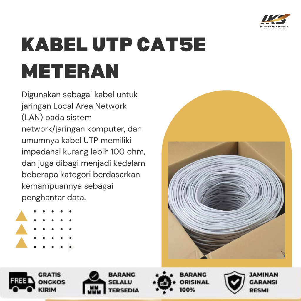 Jual Kabel UTP CAT5e meteran | Shopee Indonesia