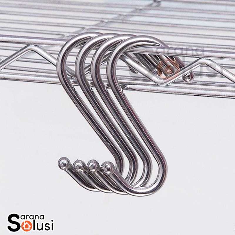 Jual Gantungan S Hanger Serbaguna Stainless Steel Hook 10 PCS | Shopee Indonesia