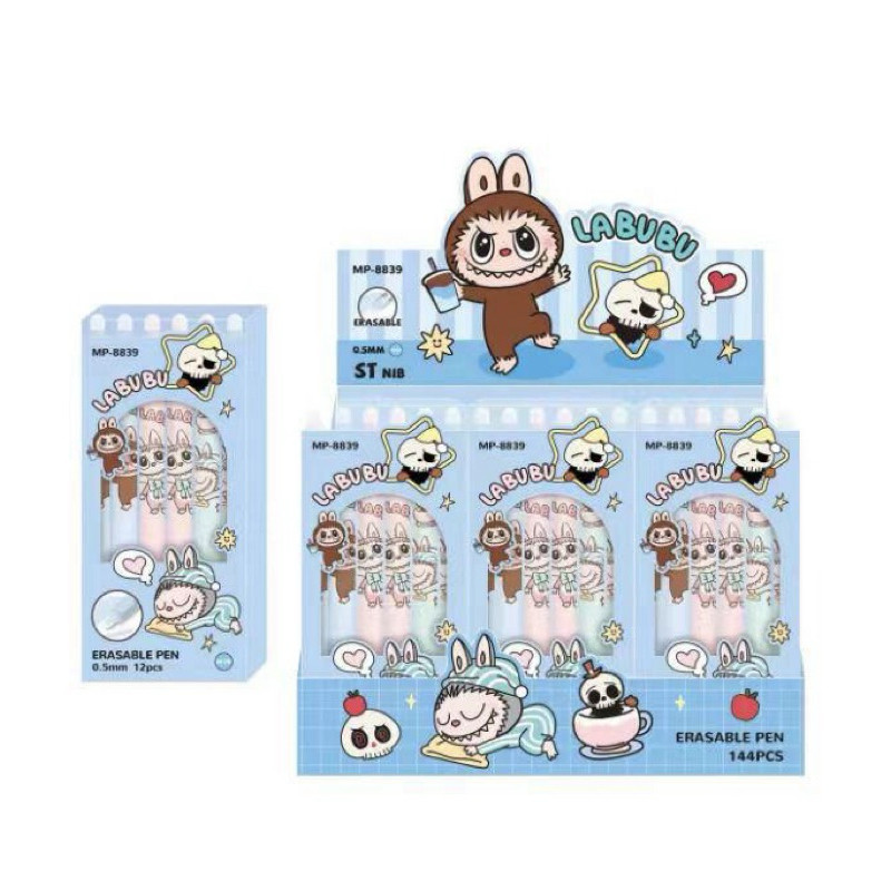 Jual [LUSINAN] Pen Bisa Hapus / Pen Gel Hapus LABUBU / Erasable Pen ...