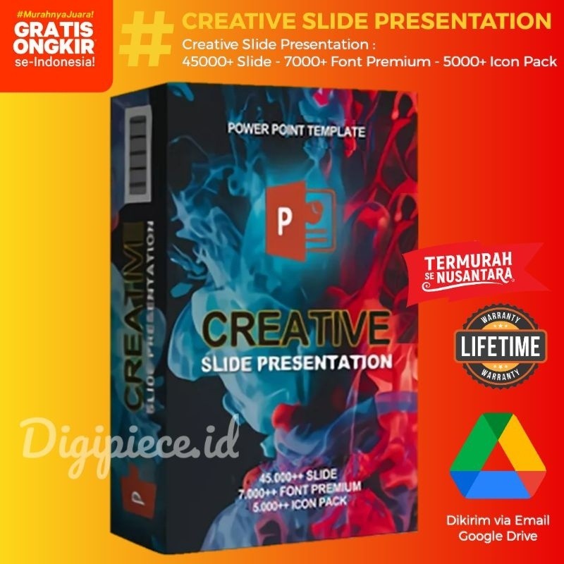 Jual PAKET TEMPLATE SLIDE DESAIN PRESENTASI - PPT CREATIVE Premium ...
