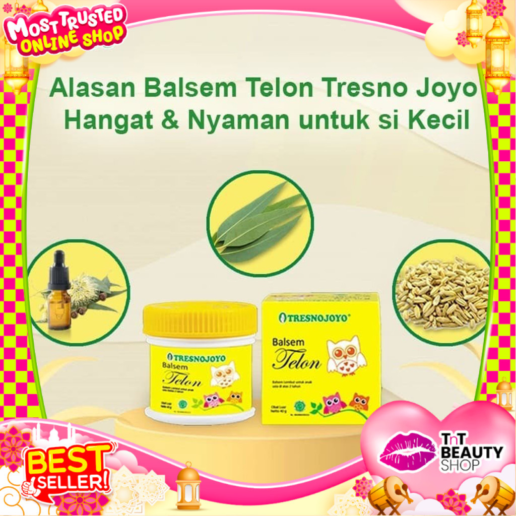Jual Tresno Joyo Balsem Telon 20 gr - 40 gr | Tresnojoyo TJ | Tnt ...