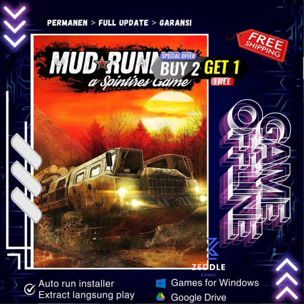 Jual SPINTIRES MUDRUNNER - GAME PC - GAME LAPTOP - PC GAME OFFLINE | Shopee Indonesia