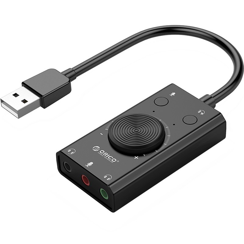 Jual External USB Sound Card For Microphone Earphone 2 In 1 With 3 Port ...