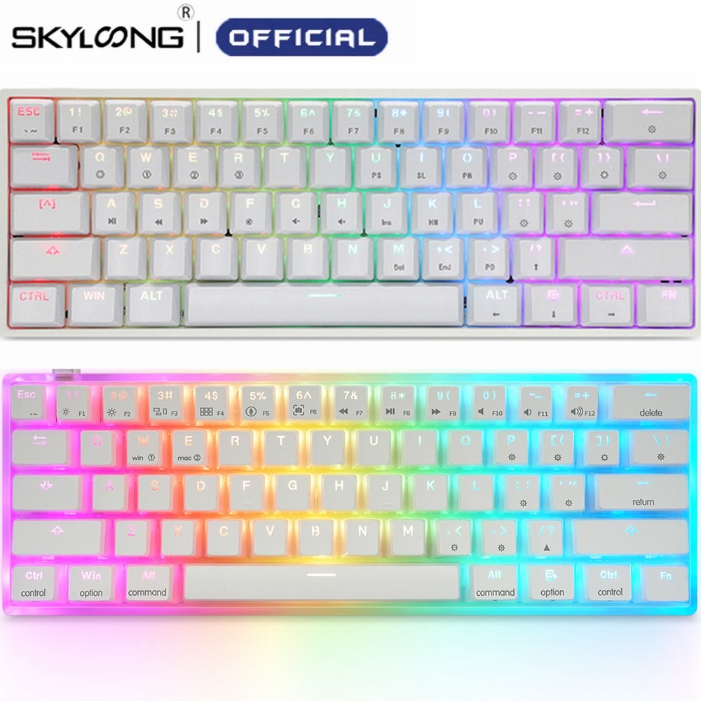 Jual SKYLOONG GK61 61 Keys Gaming Mechanical Keyboard USB Wired RGB ...