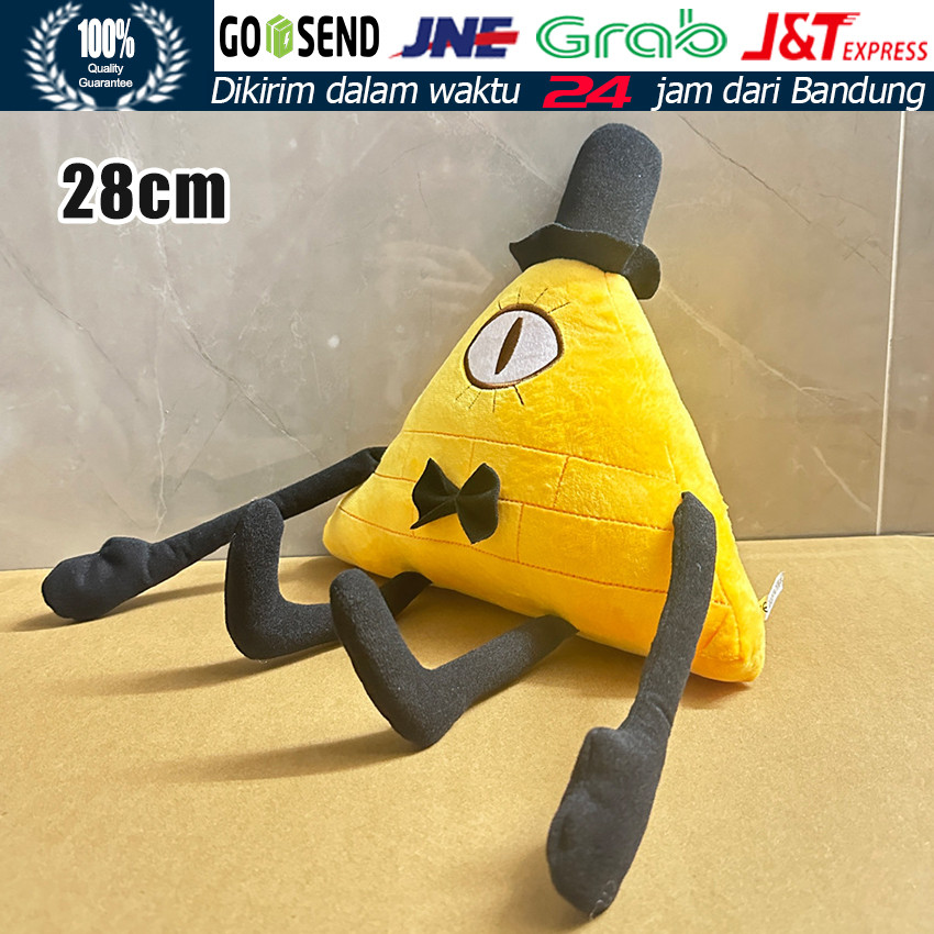 Jual Boneka Plush Bill Cipher Gravity Falls / Mainan Karakter Segitiga ...