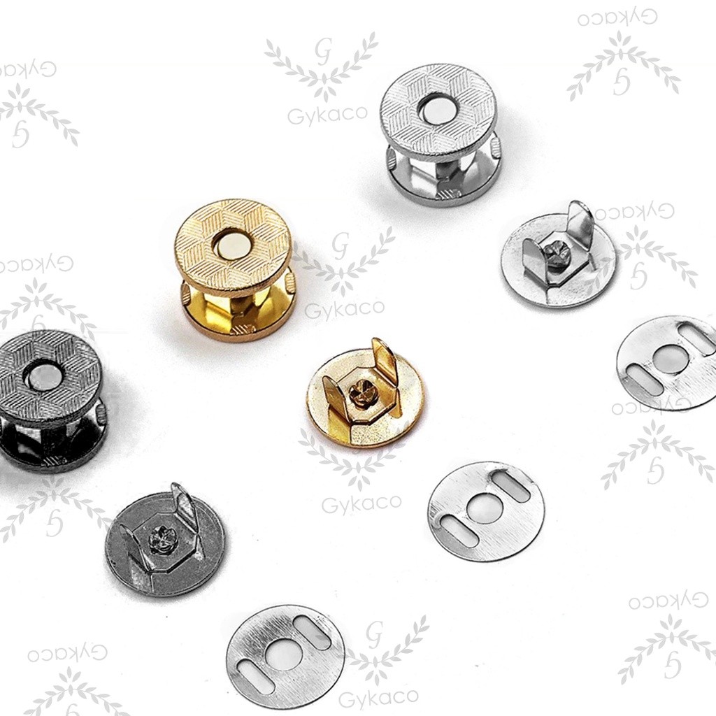 Jual Accesories Tas Kancing Magnet Tipis (Kecil) 14 mm Rekat Kuat ...