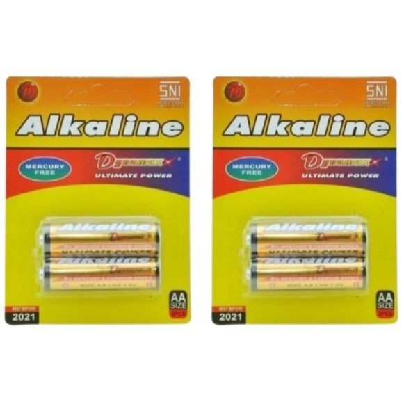 Jual Baterai Alkaline Dynamax Aa A2 Battery Aa A2 Alkaline Dynamax 1