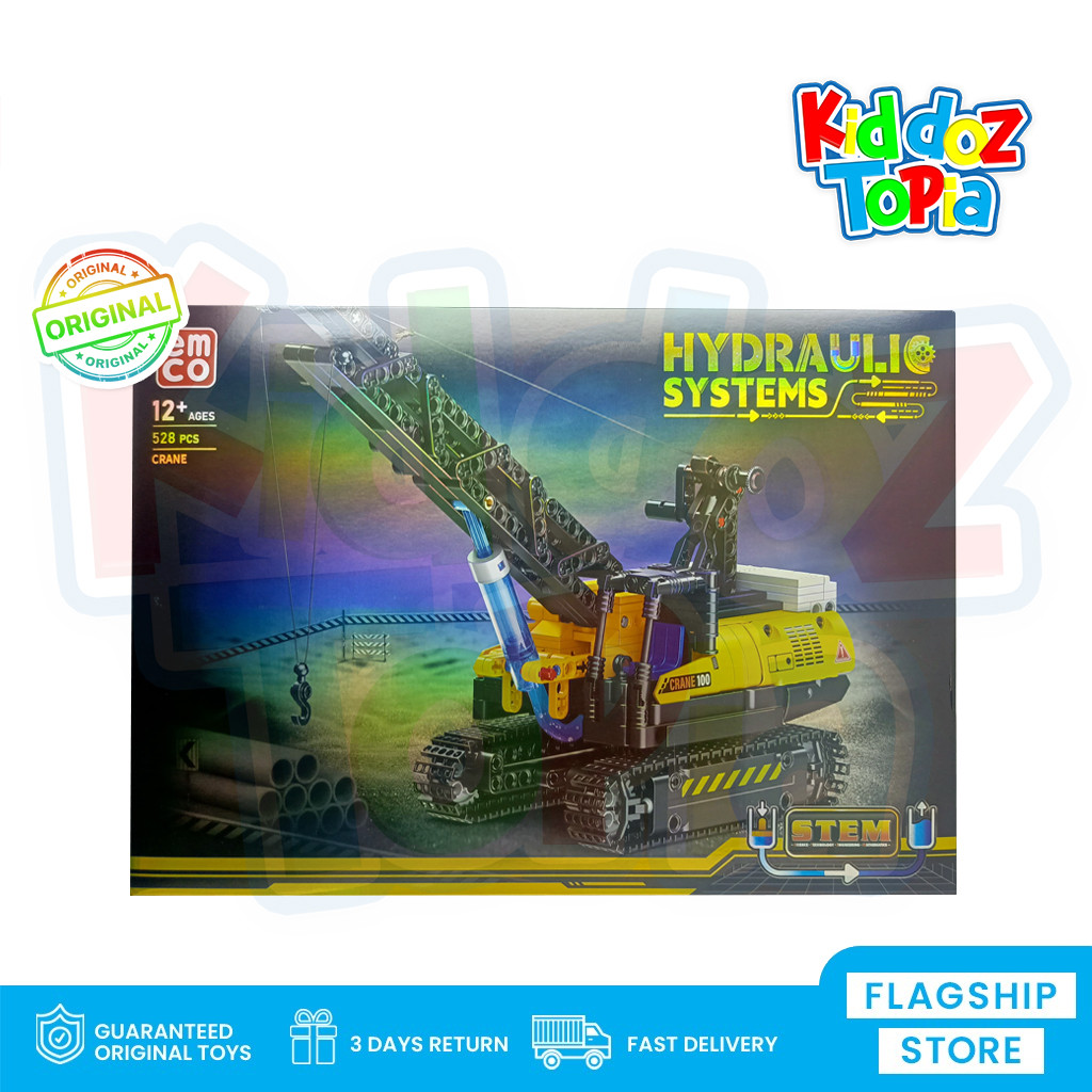 Jual EMCO BRIX STEM Technic Hydraulic Systems 528 Pcs Crane EMCO BRIX ...