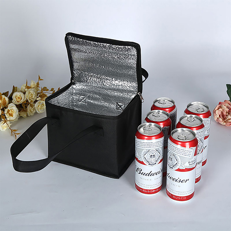 Jual Portable Lunch Cooler Beer Delivery Bag Folding Insulation Picnic ...