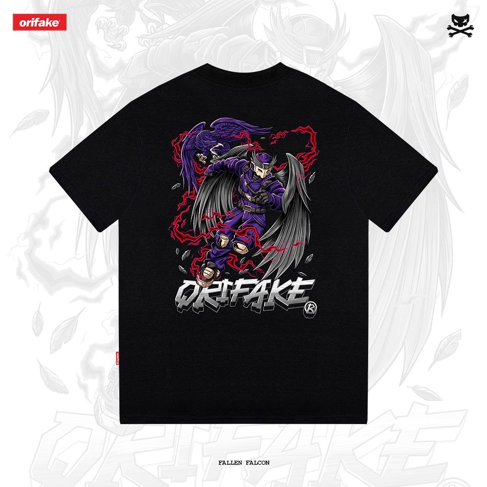 Jual Orifake - T-Shirt Fallen Falcon 200gsm | Shopee Indonesia
