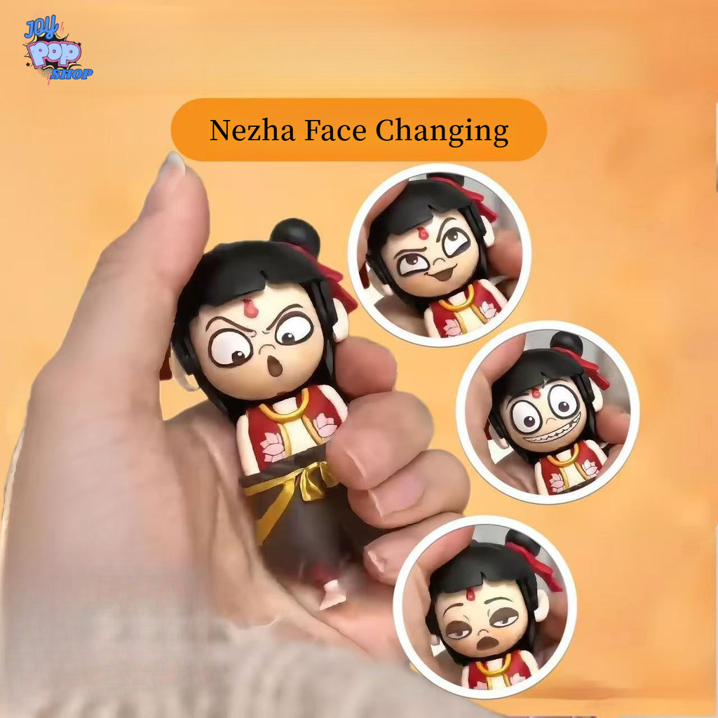 Jual Nezha Face changing Gantungan kunci Mainan Nezha berubah muka ...